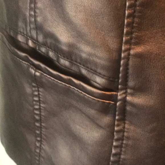 Jackets & Coats | Vegan Leather Jacket Copper Colored | Poshmark